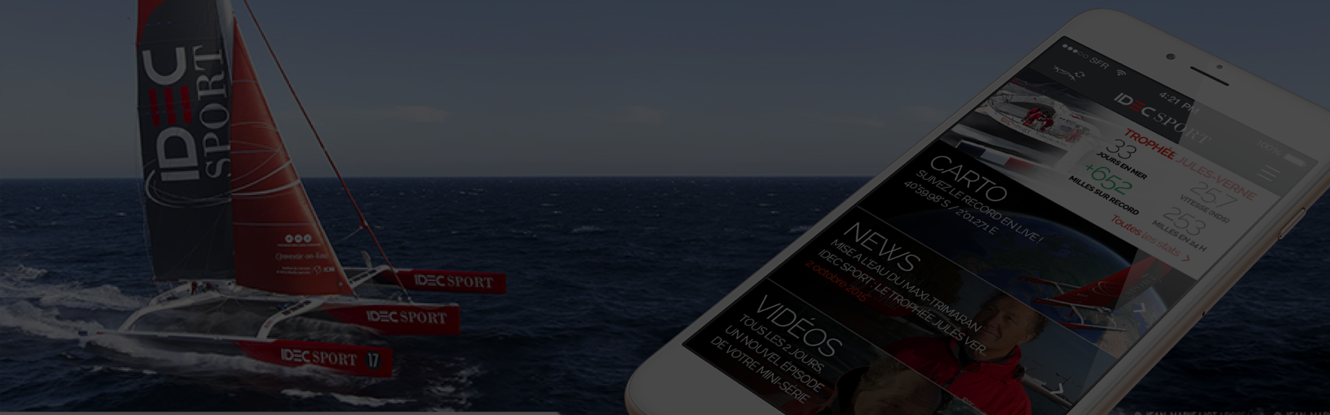 Application de suivi de course et des skippers en temps réel (cartographie)